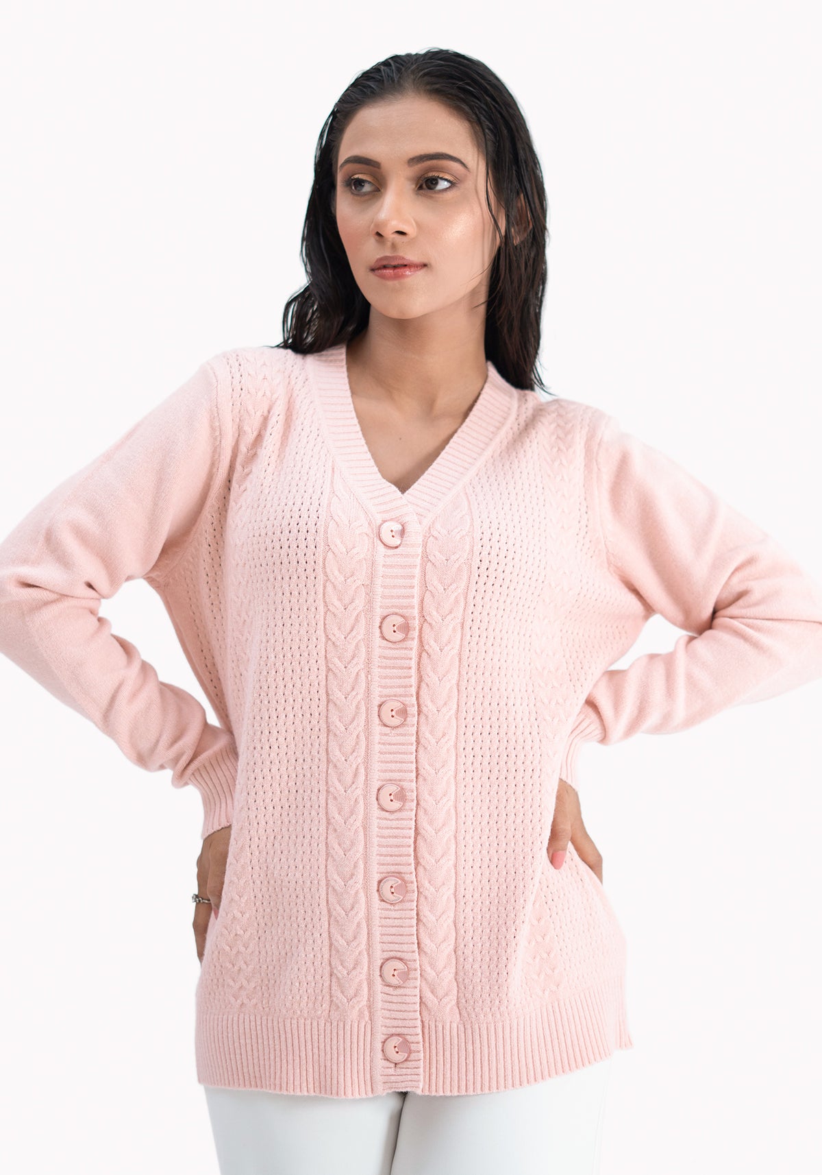 Acrylic Wool Cardigan – Oxford Store